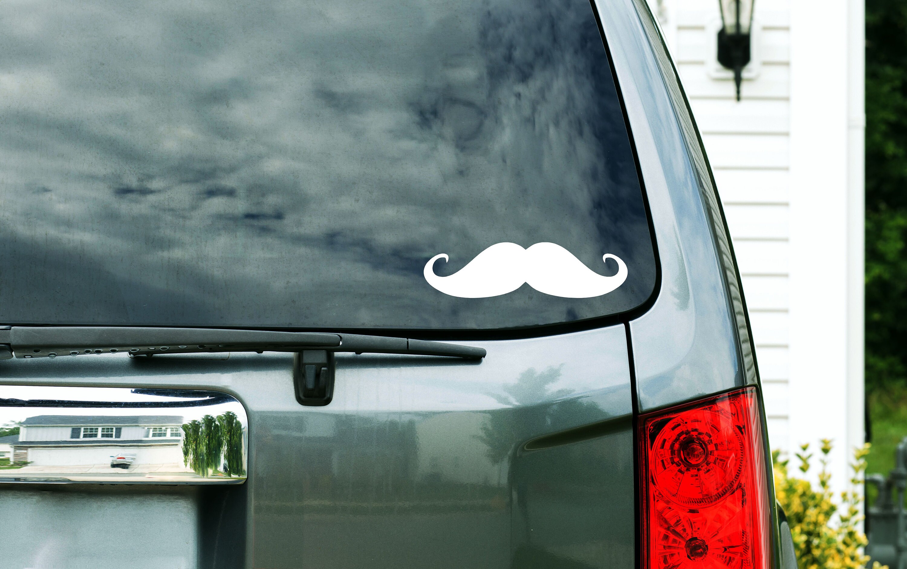Mustache Custom Vinyl Decal Sticker - Choose Your Color and Size - - Etsy