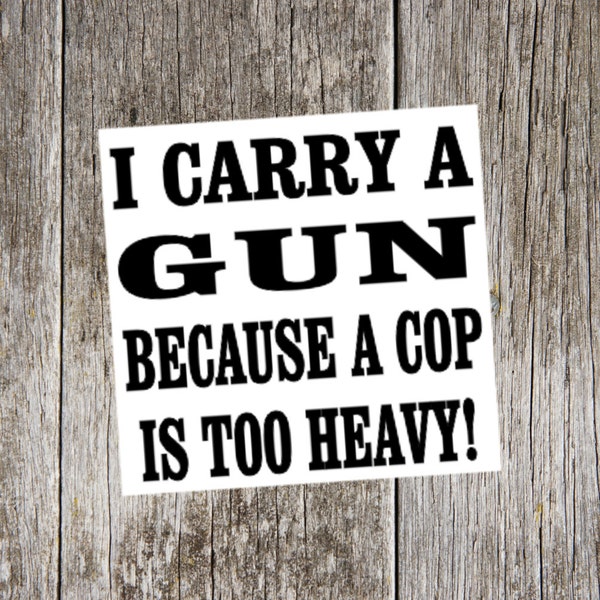 Conceal Carry Decal - Etsy