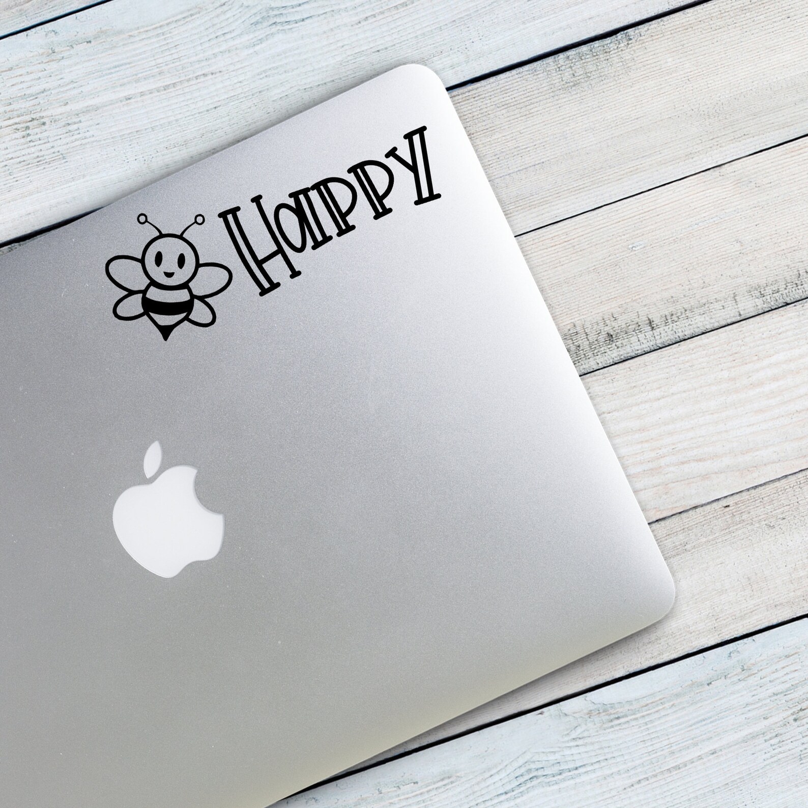 Bee Happy Custom Vinyl Decal Sticker Choose Your Color and | Etsy