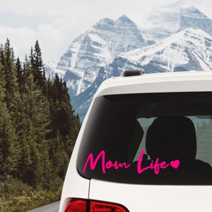 Mom Life Custom Vinyl Decal Sticker - Choose Your Color and Size - Mom ...