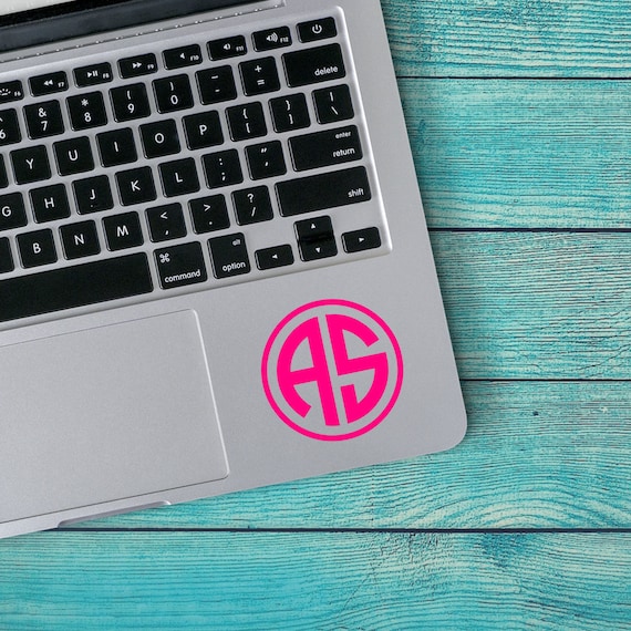 Custom Circle Monogram Vinyl Decal Sticker C4 Choose Your | Etsy