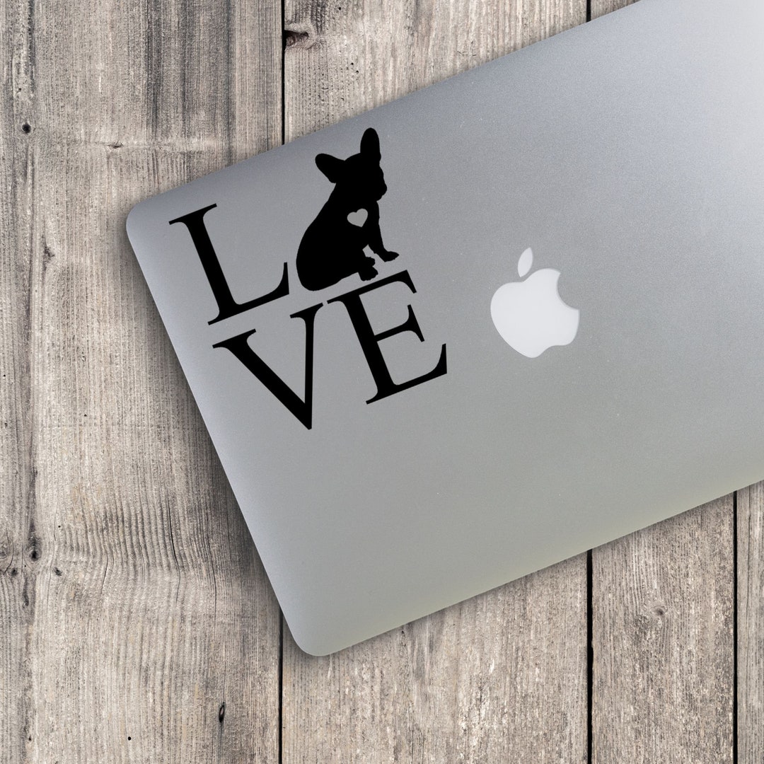 French Bulldog V1 LOVE, Frenchie Love, Frenchie Sticker, Love French ...