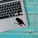 Crow Silhouette Custom Vinyl Decal Sticker - Choose Your Color and Size ...