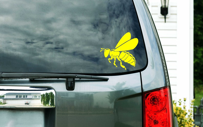 Bee or Wasp Custom Vinyl Decal Sticker Choose Your Color and - Etsy