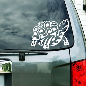 Tribal Tortoise Custom Vinyl Decal Sticker - Choose Your Color and Size ...