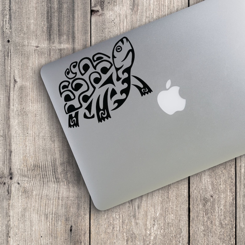 Tribal Tortoise Custom Vinyl Decal Sticker Choose Your Color - Etsy