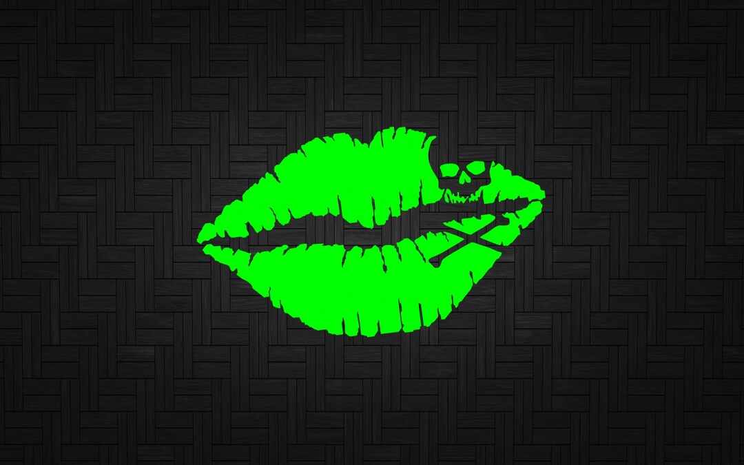 Vinyl Decal - Kiss of Death Custom Vinyl Decal Sticker - Choose Your ...
