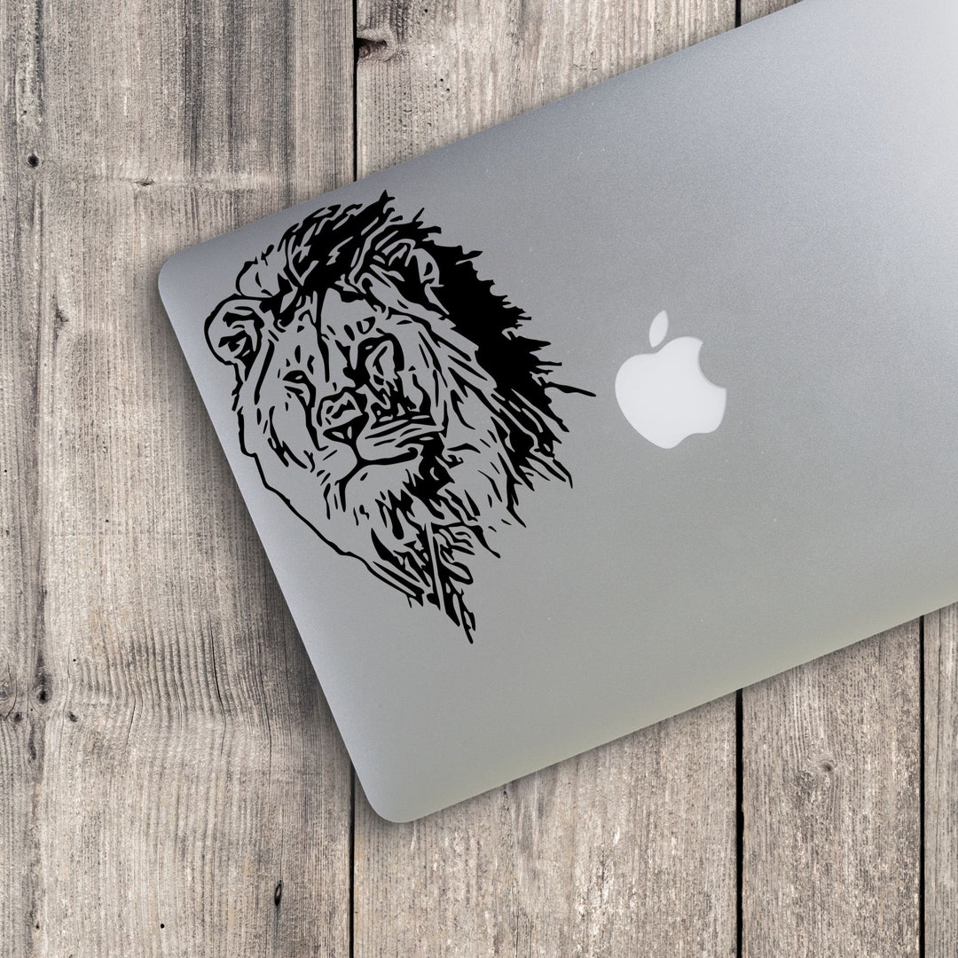 Lion V3 Custom Vinyl Decal Sticker - Choose Your Color - Lion Head ...