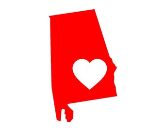 I Love Alabama - Etsy