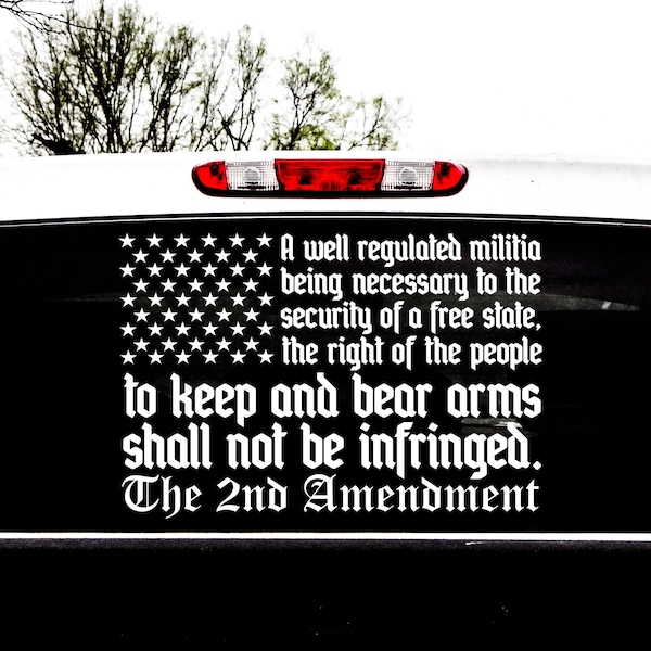 2nd Amendment Decals - Etsy