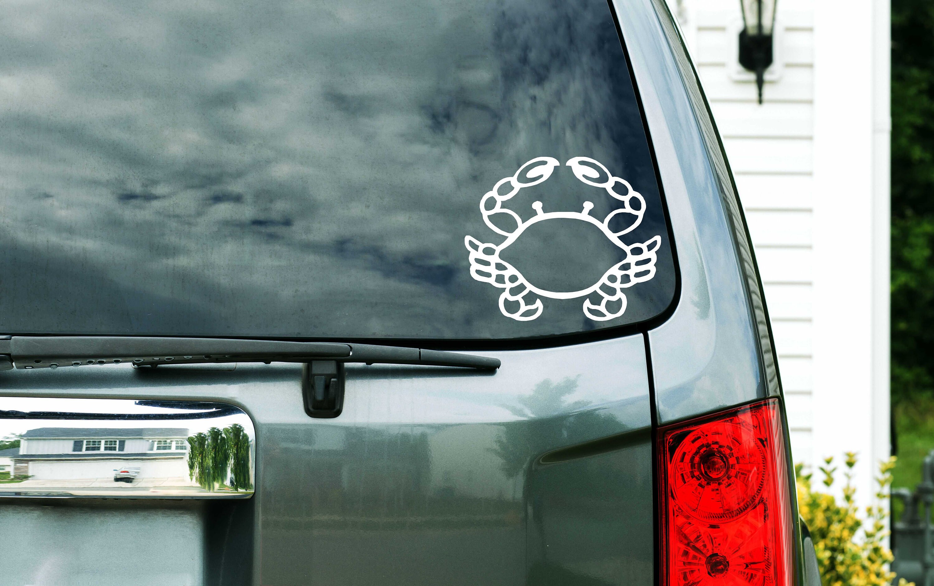 Crab Custom Vinyl Decal Sticker - Choose Your Color and Size - Crab ...
