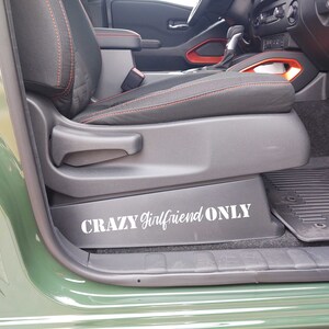 Crazy Girlfriend Only Custom Vinyl Decal Sticker - Choose Your Color ...