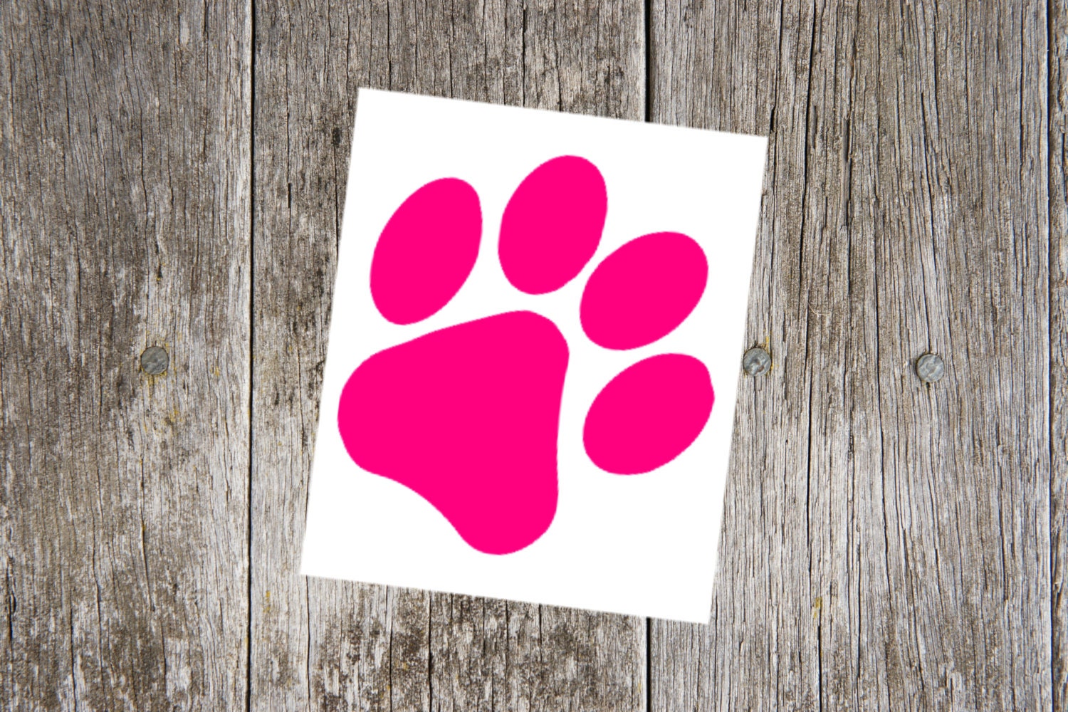 Paw Print Vinyl Decal Paw Print Sticker Gift for Animal - Etsy