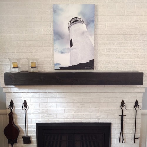 Rustic Beam Shelf Floating Wood Fireplace Mantle Mantel U Pick - Etsy