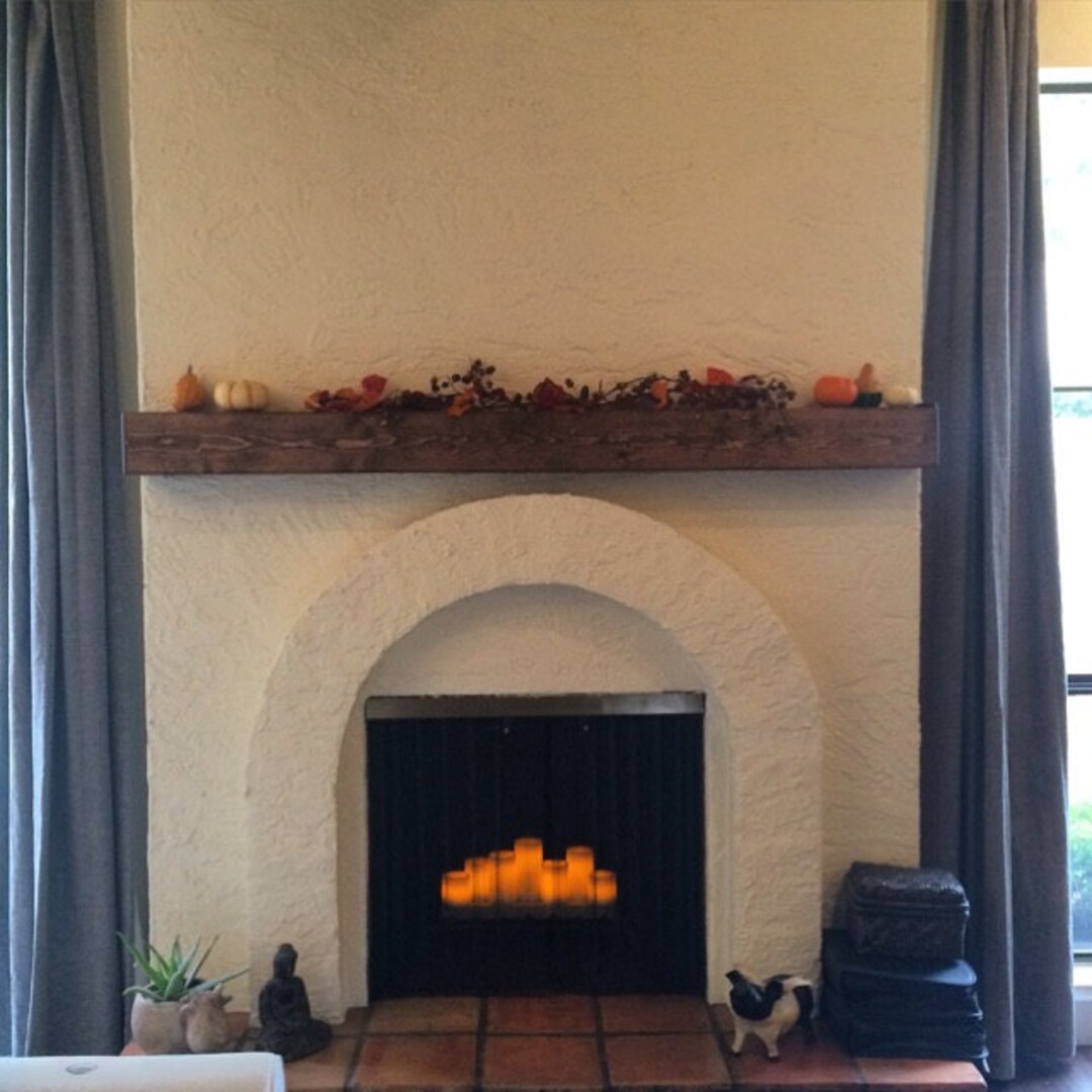 READY to SHIP Provincial Fireplace Mantel 76 Long X 4 Tall X 9 Deep ...