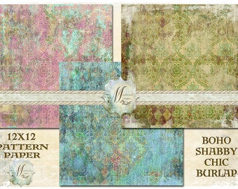 Shabby Chic Wallpaper - Etsy