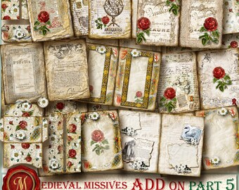 ADD on Part 4 MEDIEVAL Missives-digital Journal & Ephemera - Etsy