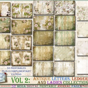 Vol 2 ANTIQUE Letters, Ledgers & Ladies:mega 52 Digital Journal ...