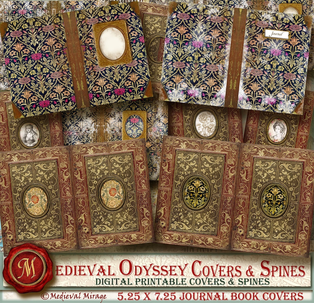 MEDIEVAL ODYSSEY -digital Journal Book Covers, Spines & Accessories. 40 ...