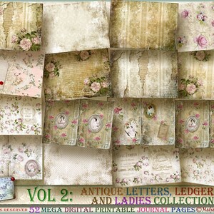 Vol 2 ANTIQUE Letters, Ledgers & Ladies:mega 52 Digital Journal ...
