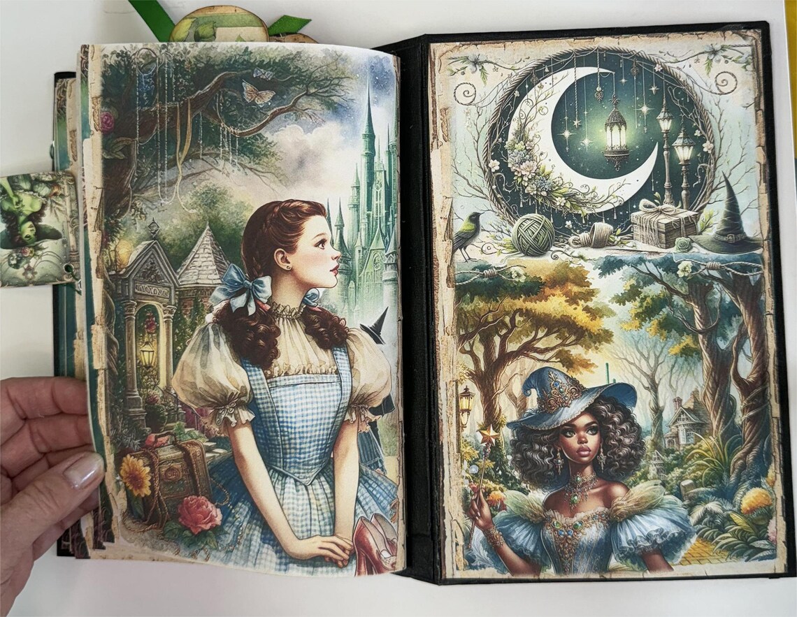 Wizard of Oz Journal: Emerald City Theme, Handmade Paper - Etsy