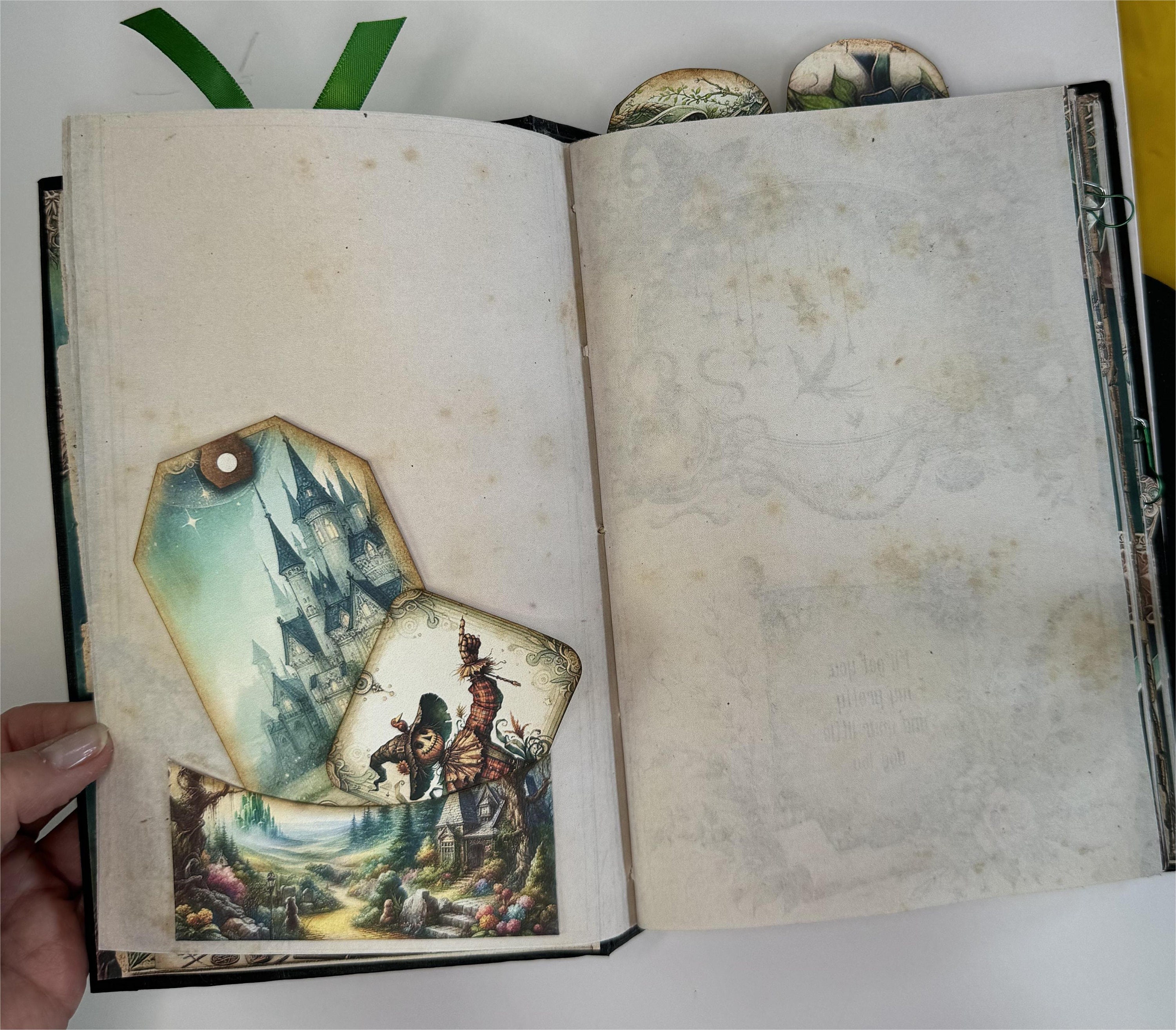 Wizard of Oz Journal: Emerald City Theme, Handmade Paper - Etsy