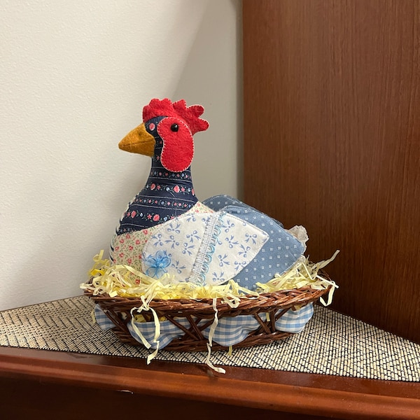 Patchwork Chicken - Etsy