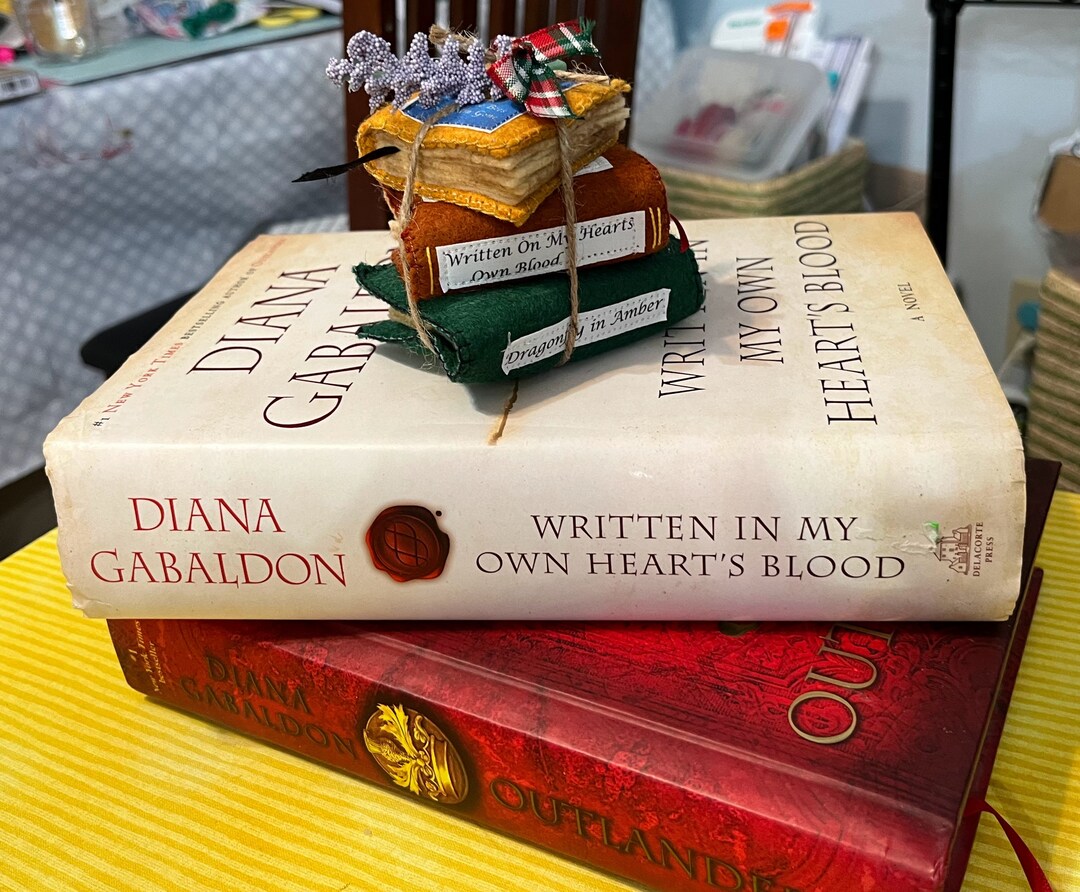 Miniature Outlander Felt Books Outlander Gabaldon Book - Etsy