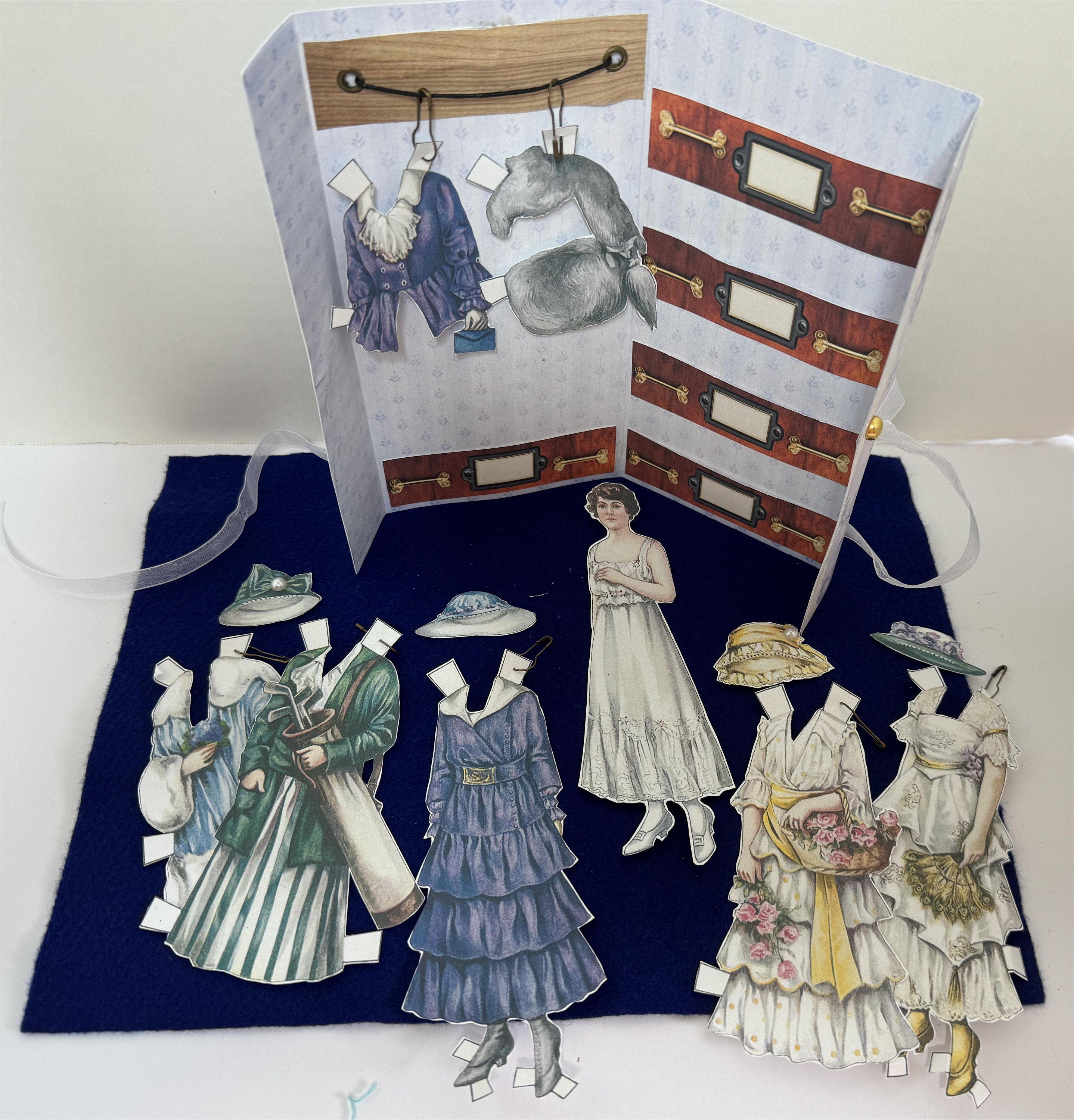 Victorian Paper Dolls Antique Paper Dolls Victorian Era Paper Dolls ...
