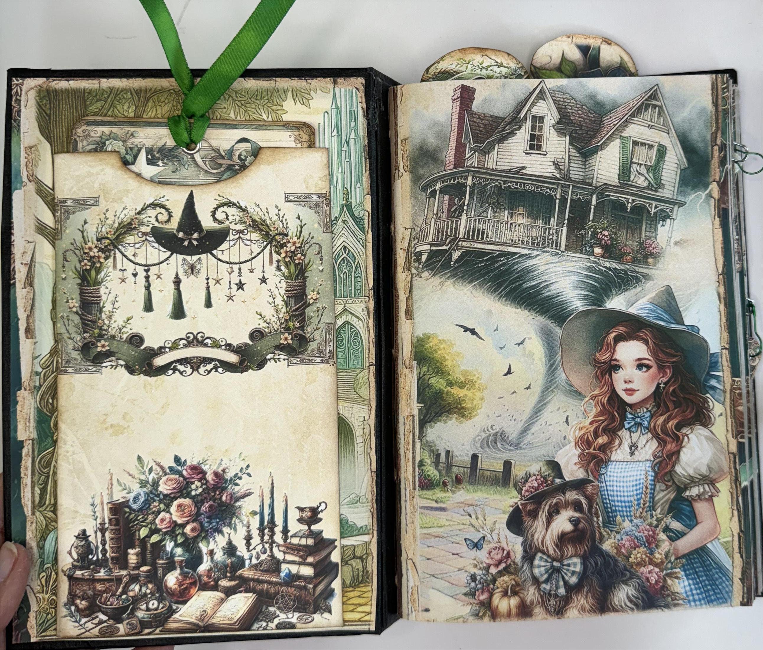 Wizard of Oz Journal: Emerald City Theme, Handmade Paper - Etsy