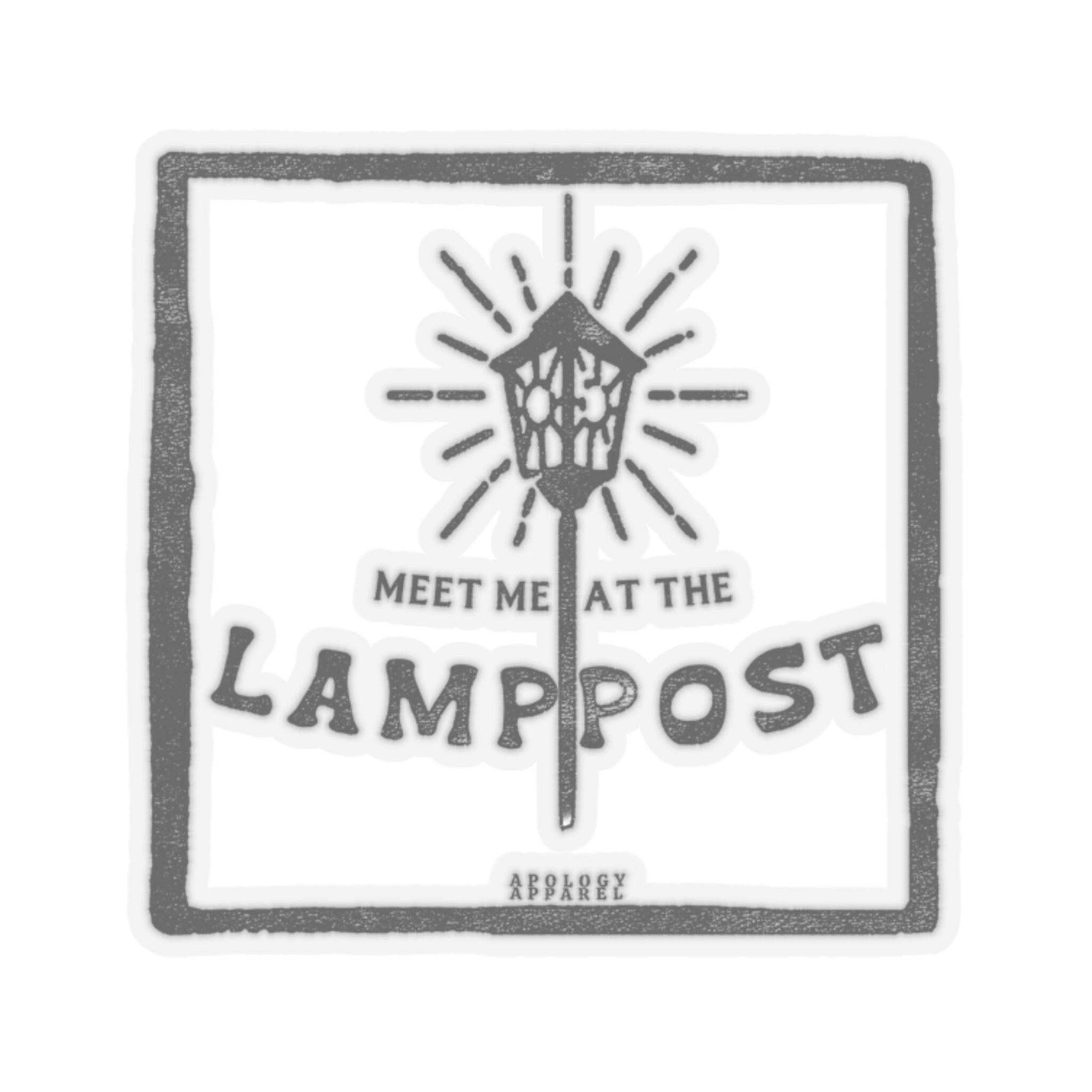 Narnia Lamp Post Sticker, Vinyl Decal, Wall Decor, Fantasy Theme, Book ...