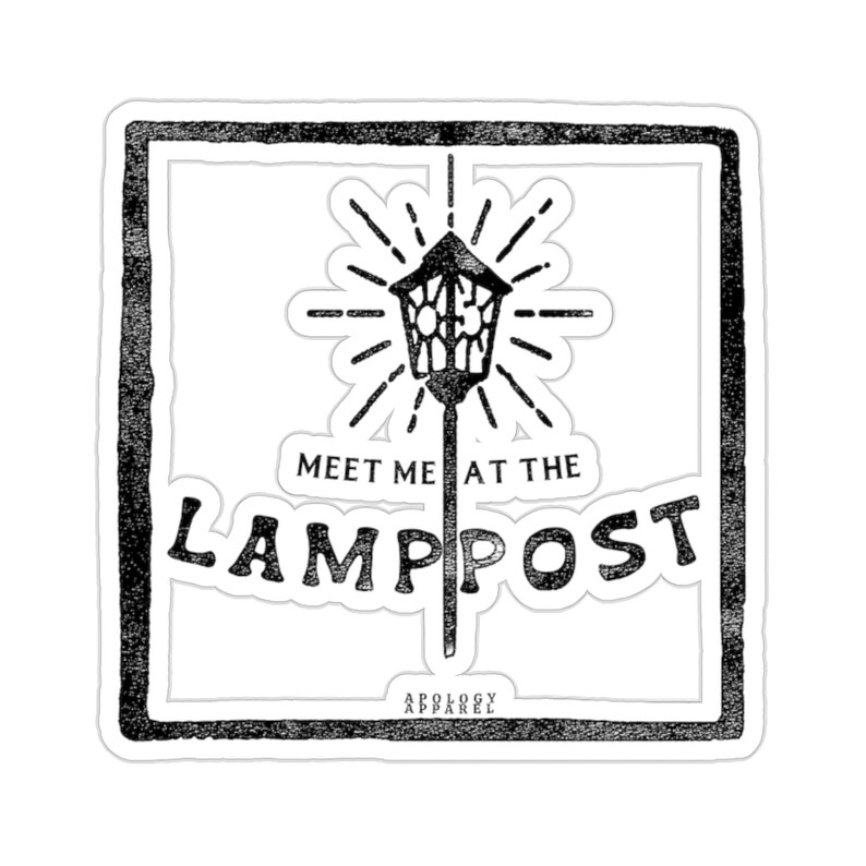 Narnia Lamp Post Sticker, Vinyl Decal, Wall Decor, Fantasy Theme, Book ...