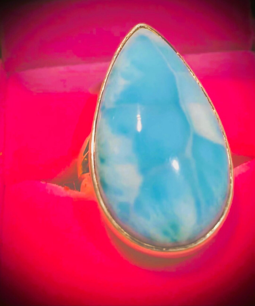 The Lost Lands Ring Lemuria Atlantis & Avalon Larimar Lady of the Lake Enchanted Mermaid Ring ...