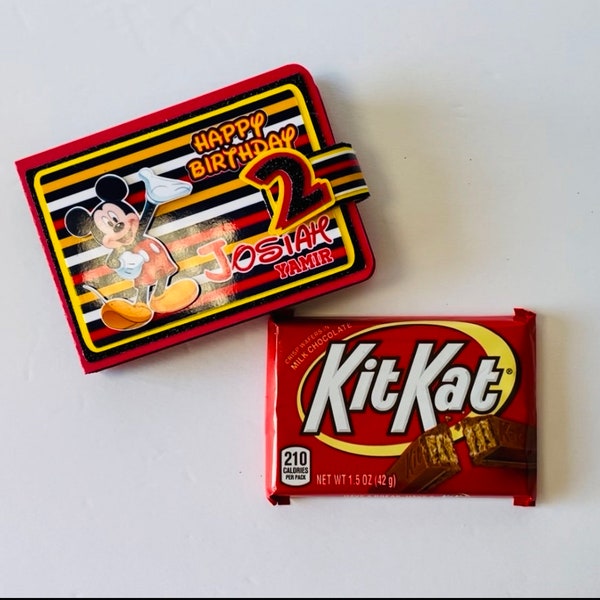 Kit Kat Paper Wallet Template - Etsy