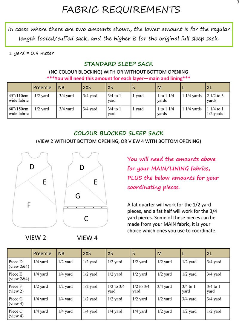 Stellar Sleep Sack PDF Sewing Pattern for babies and toddlers | Etsy