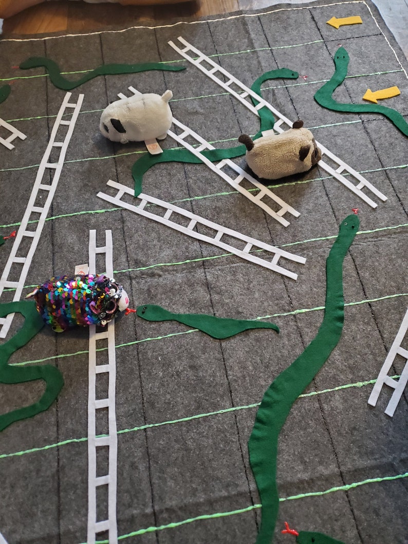 DIY Snakes and Ladders Game Mat Tutorial and Printable - Etsy