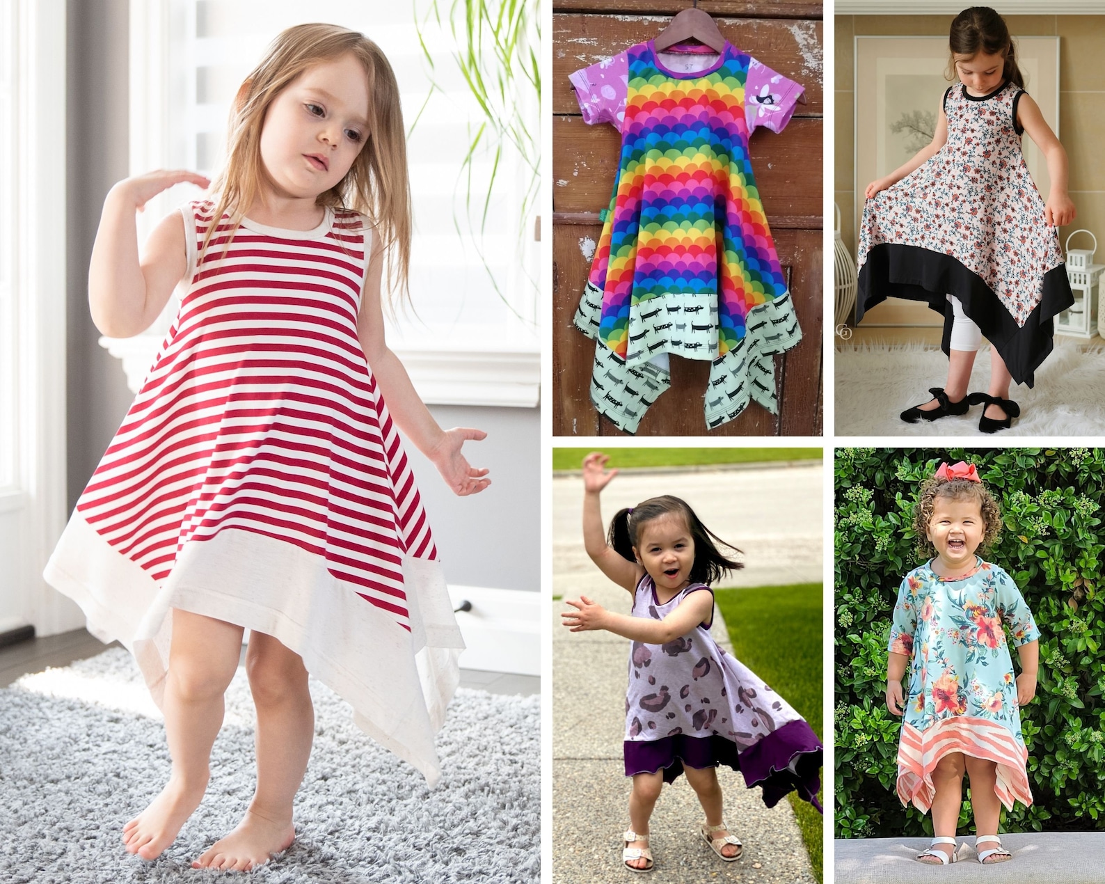 Emilia Dress Pattern for Toddlers and Girls Swing Dress - Etsy