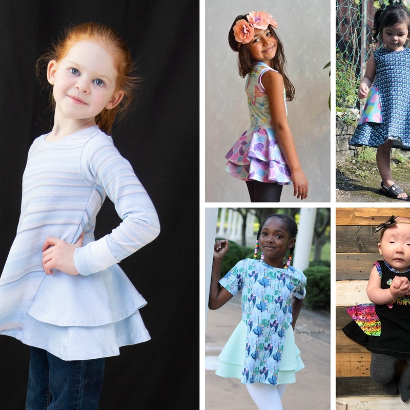 Girls Tunic Pattern - Etsy