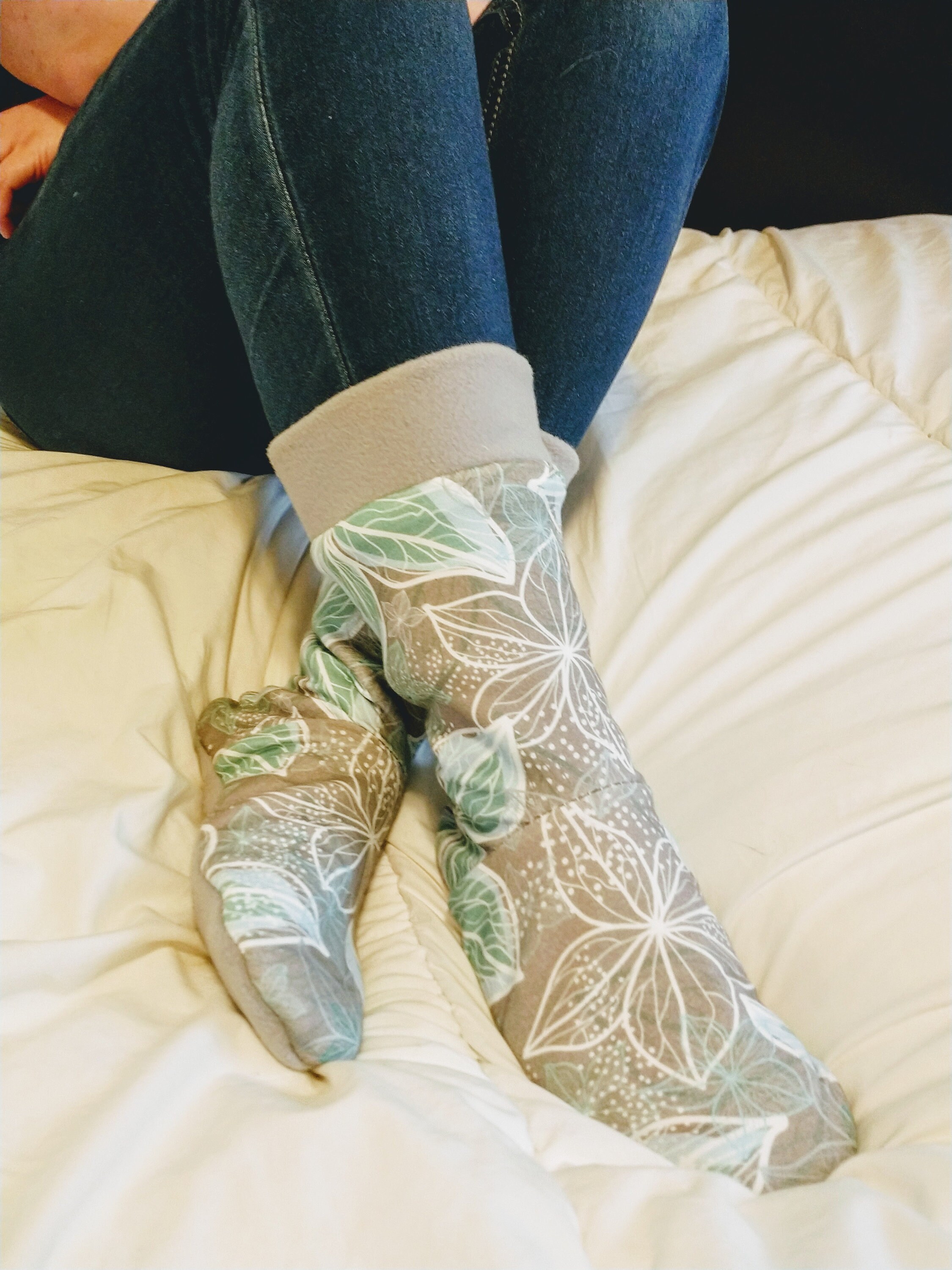 Canmore Cuddle Boots PDF Sewing Pattern, for KNIT FABRICS, Ankle/mid ...