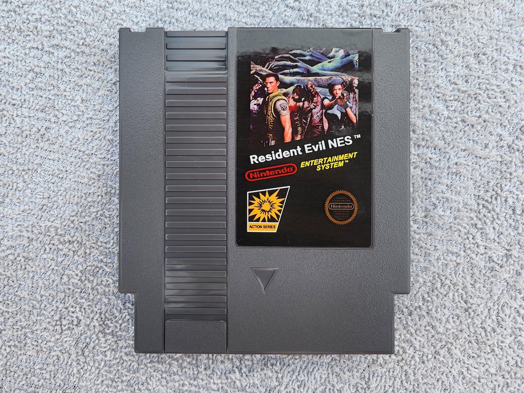 Resident Evil Nintendo NES Game Cart - Retro Cartridge PAL/NTSC - Retro ...