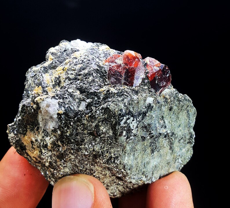 Zircon Crystal , Terminated Blood Red Color Rare Zircon Crystals on ...