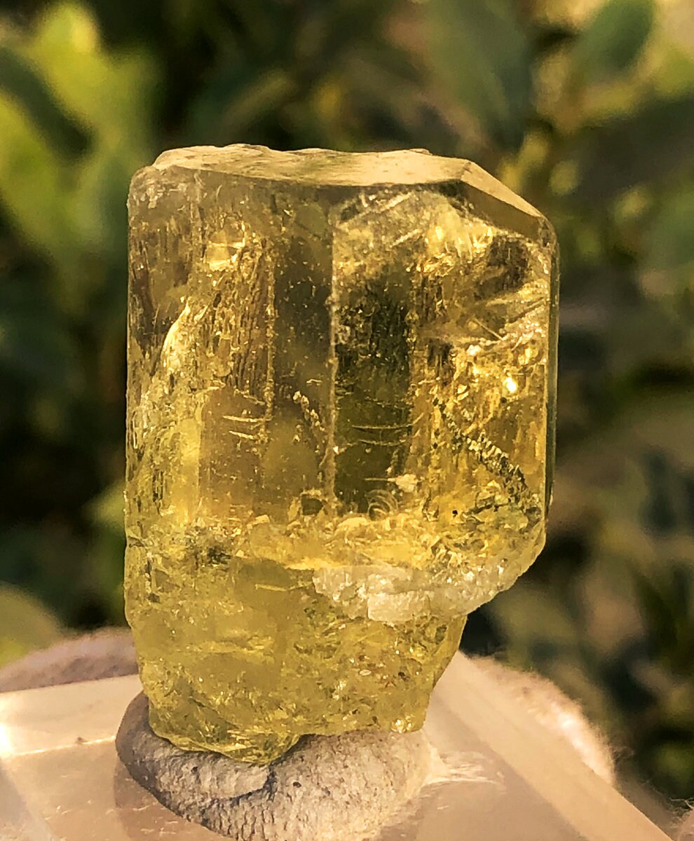Terminated Heliodor Beryl Crystal, Raw Heliodor Beryl, Heliodor Gemstone, Heliodor Mineral ...