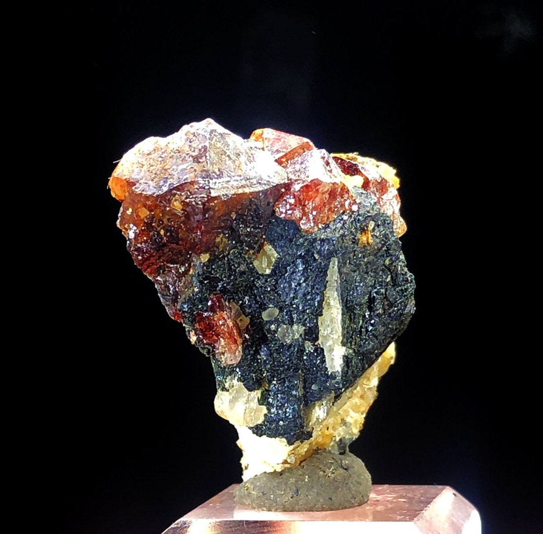Zircon Crystal , Terminated Blood Red Color Rare Zircon Crystals on ...