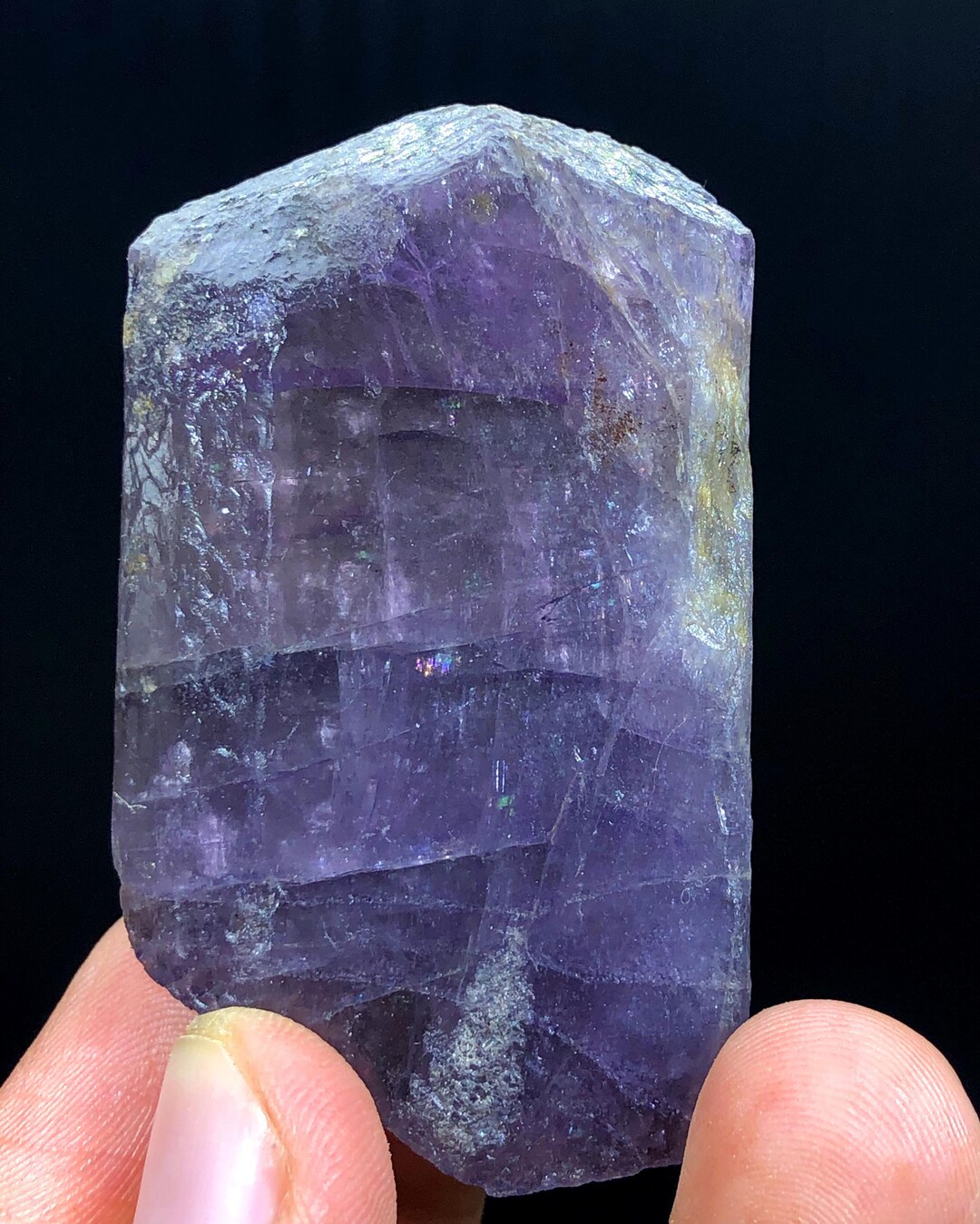 Natural Terminated Purple Color Scapolite Crystal, Scapolite Stone ...