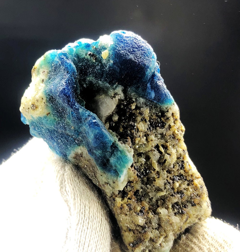 Rare Translucent Blue Hauyne Specimen,hauyne AKA Hauynite Minerals ...