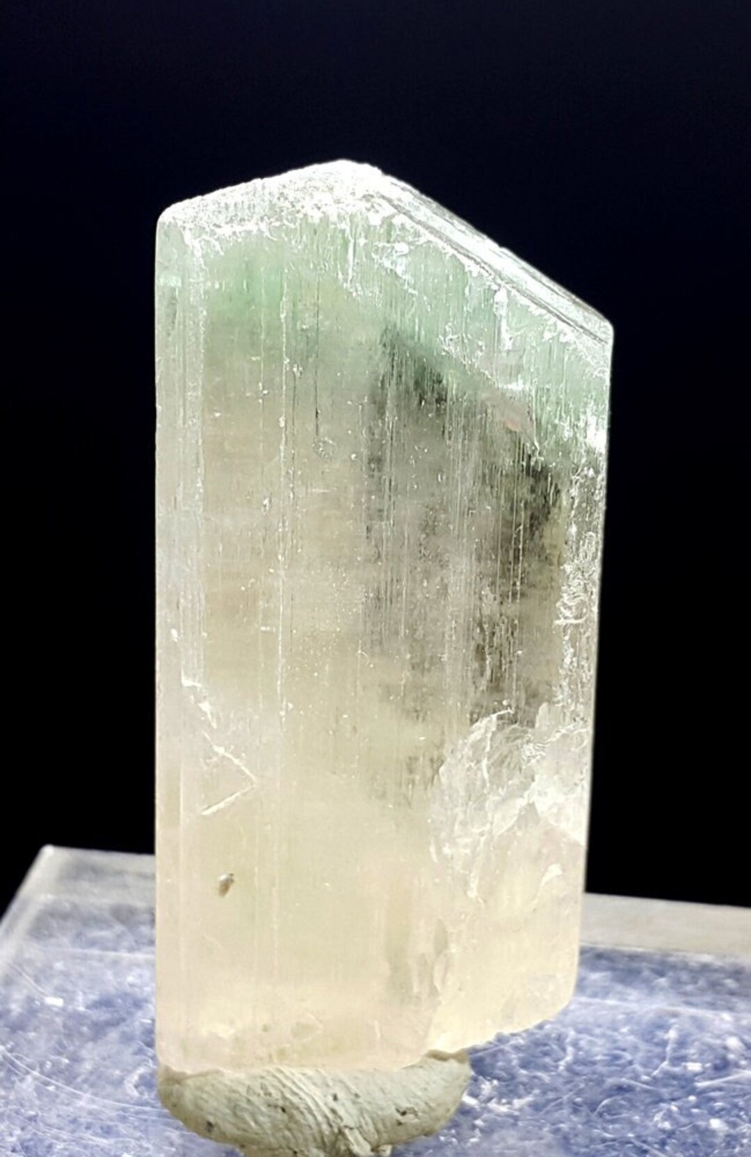 Bi Color Kunzite Crystal, Natural Kunzite, Kunzite Stone, Raw Kunzite ...