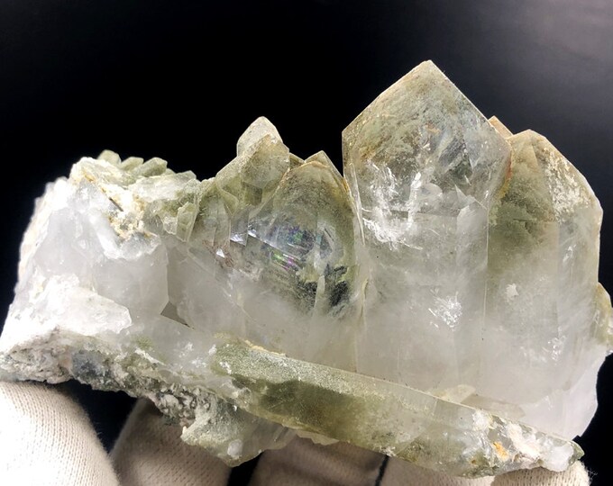 Petroleum Quartz Specimen, Fluorescent Petroleum Quartz on Matrix ...