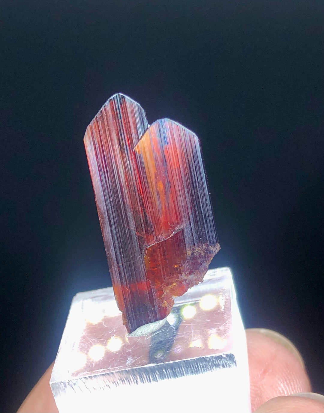 Brookite Crystal, Red Brookite Specimen, Rare Brookite Mineral ...