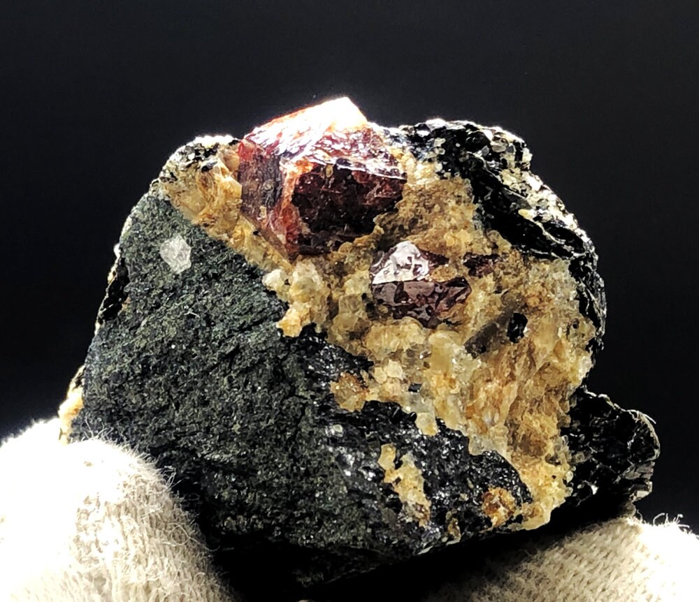 Zircon Crystal , Terminated Blood Red Color Rare Zircon Crystals on ...