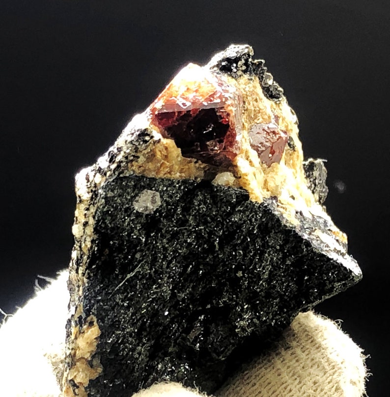 Zircon Crystal , Terminated Blood Red Color Rare Zircon Crystals on ...